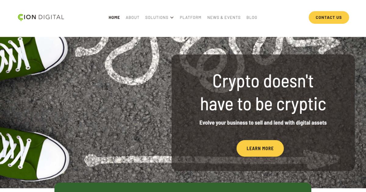 Startup cơ sở hạ tầng crypto Cion Digital gọi được 12 triệu USD vốn