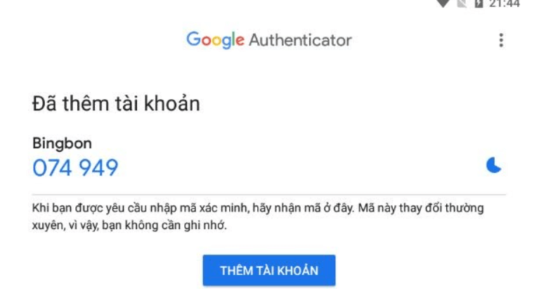 xac-thuc-google-authenticator-bingx - SaiGon TradeCoin